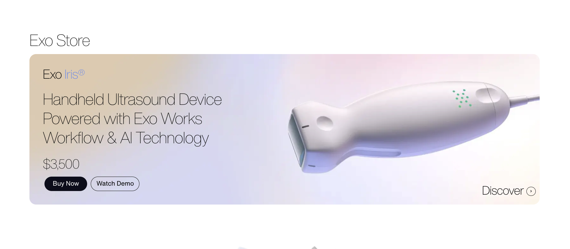 Exo Store | Buy Exo Iris® Handheld Ultrasound