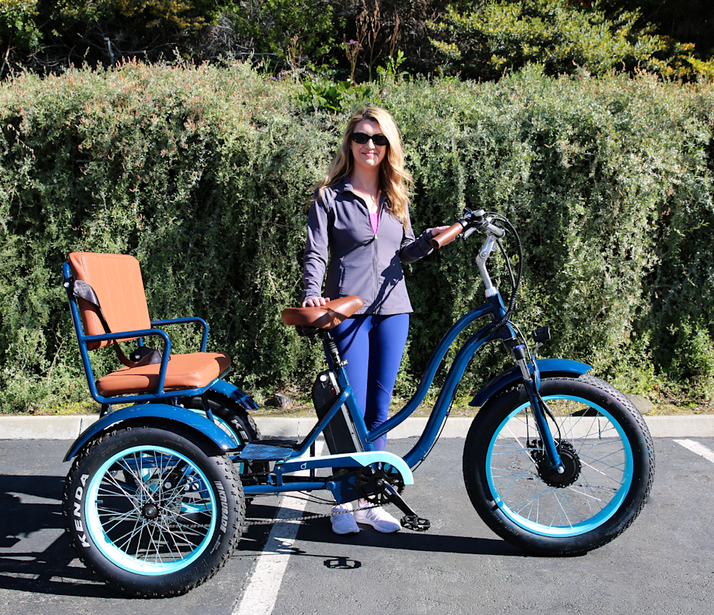 Ride with Power: 750W 3-Wheel Electric Bike for Riders 4'11" to 6'5"