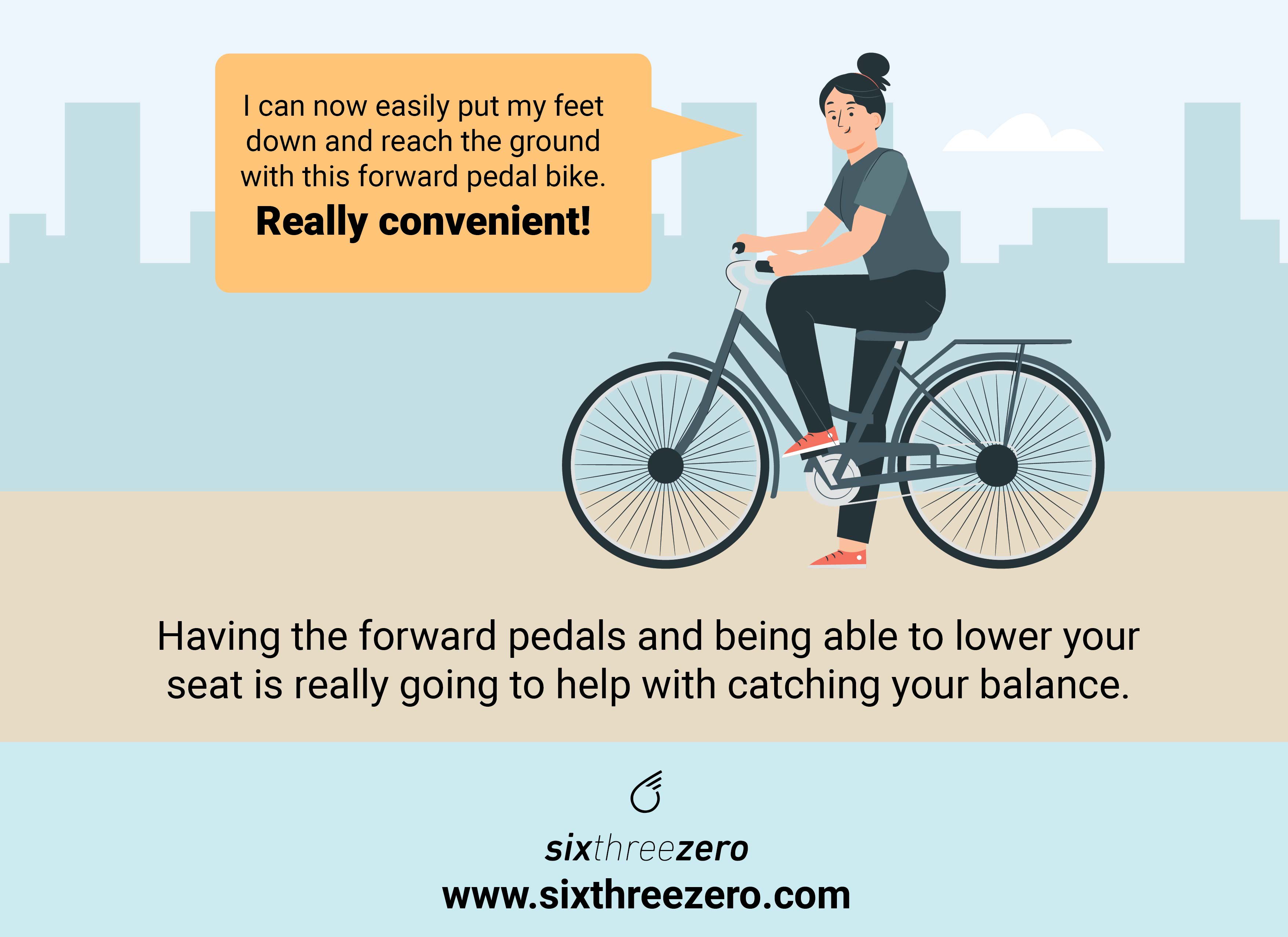FORWARD PEDALING For SHORT Bike Riders | Bicycle Tips for SHORT RIDERS