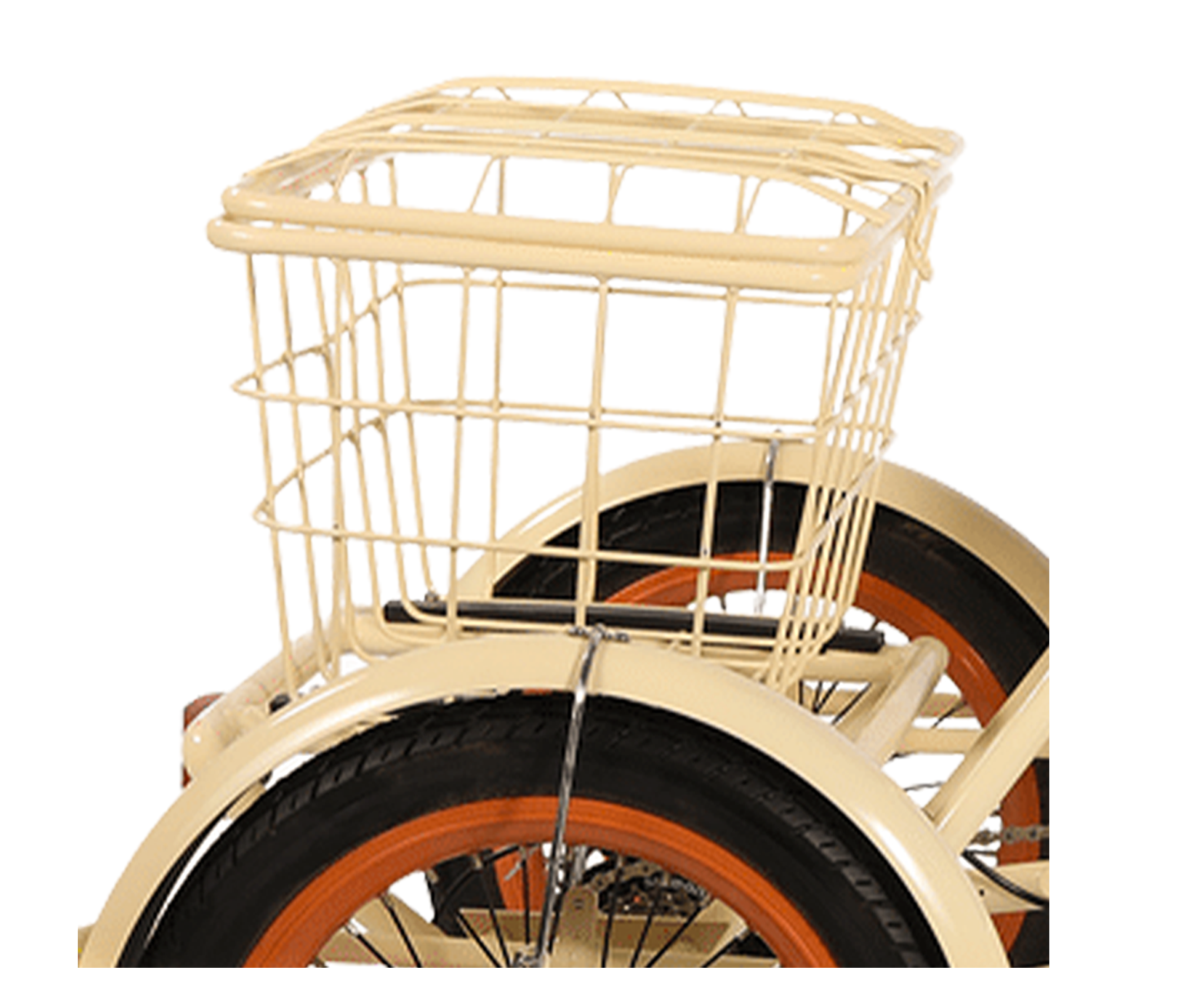 Easy Transit750W Folding Electric Trike Rear Basket