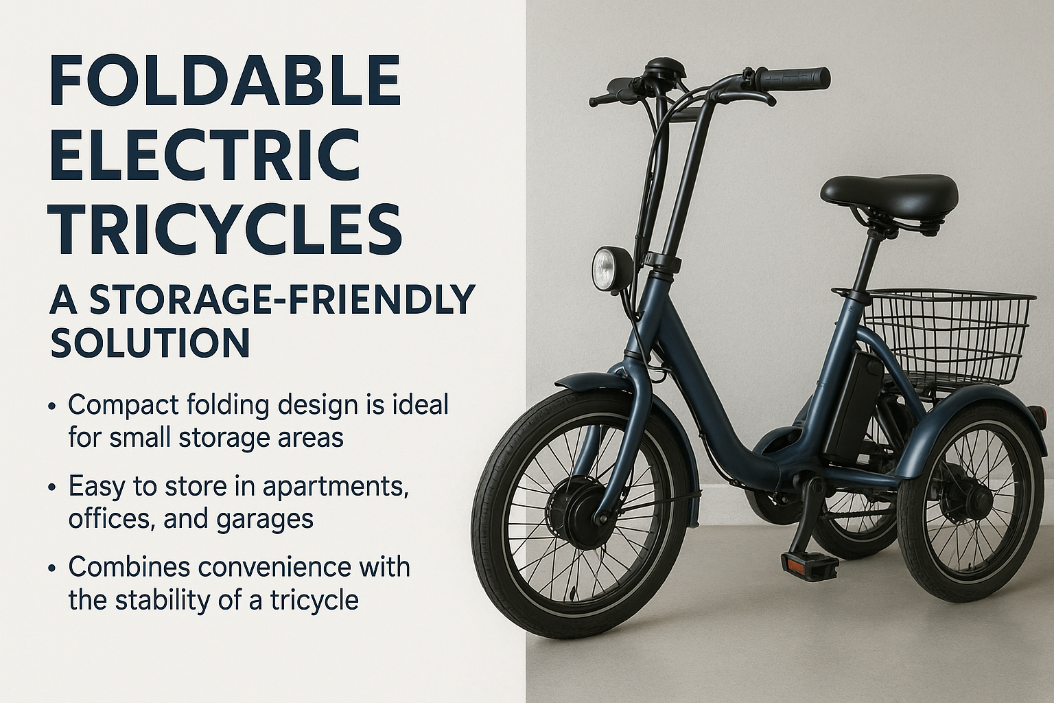Ride Smart: Electric Trikes That Fit Anywhere