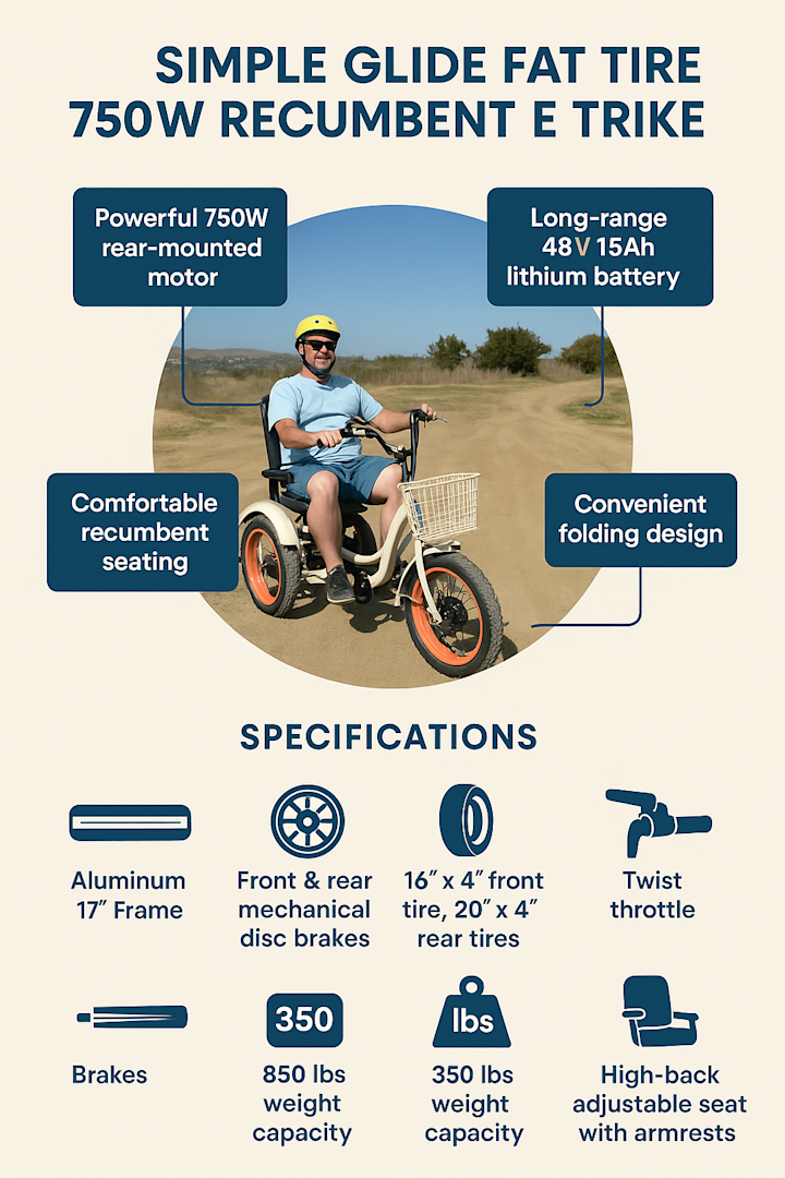 Best Electric Trikes for Back Support and Comfort