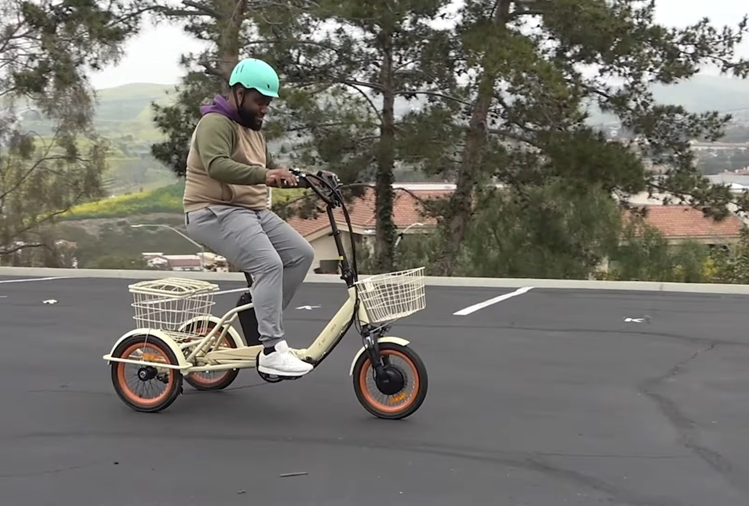 Electric Foldable Trike for Heavier Riders | Folding E Trike for Plus ...