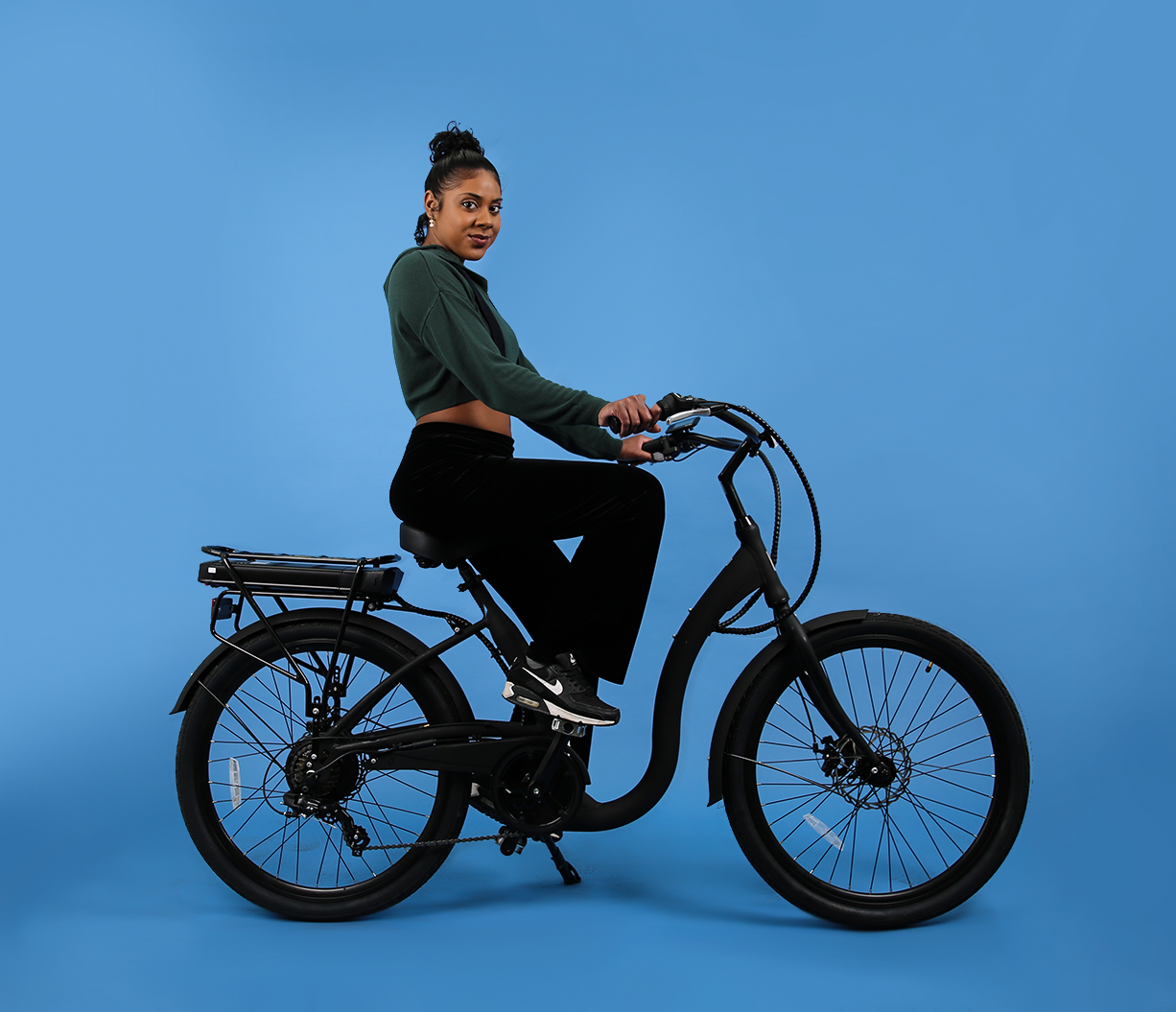 Step Thru E Bike Sizing for Riders 4'11" to 6'3" - Easy Mounting ...