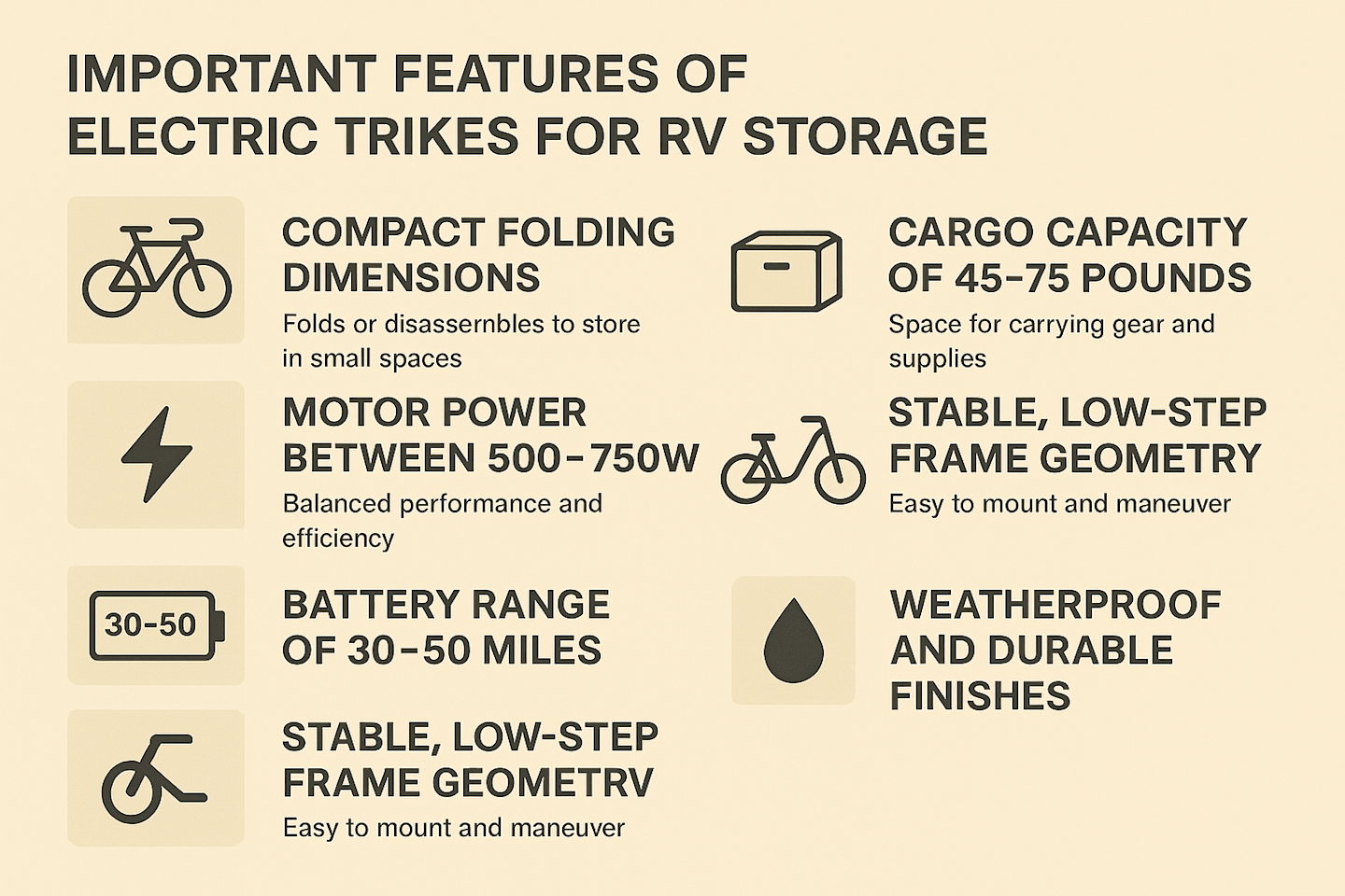 RV-Friendly Electric Trikes: The Ultimate Storage and Travel Guide