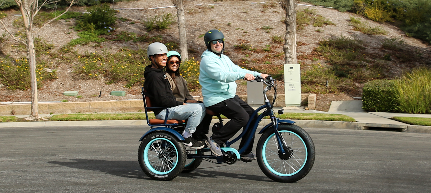 Sixthreezero EVRYjourney Electric Bike Rickshaw| ETrike With Passenger Seat