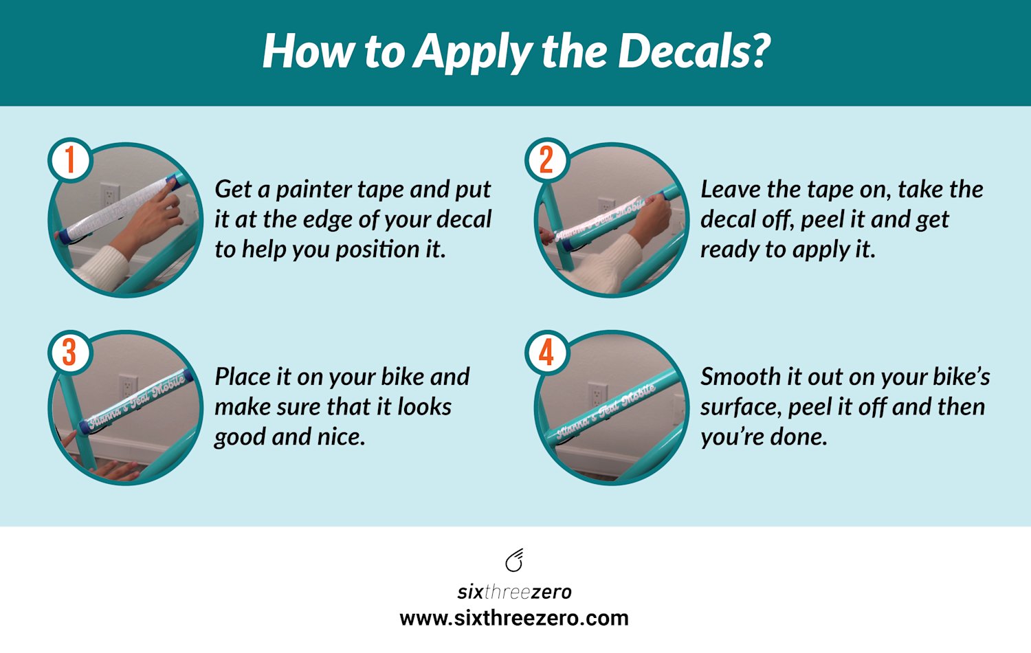 How to Apply Decals to A Bike Frame