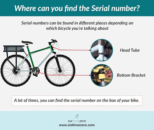 Where to Find Your Bike Serial Number