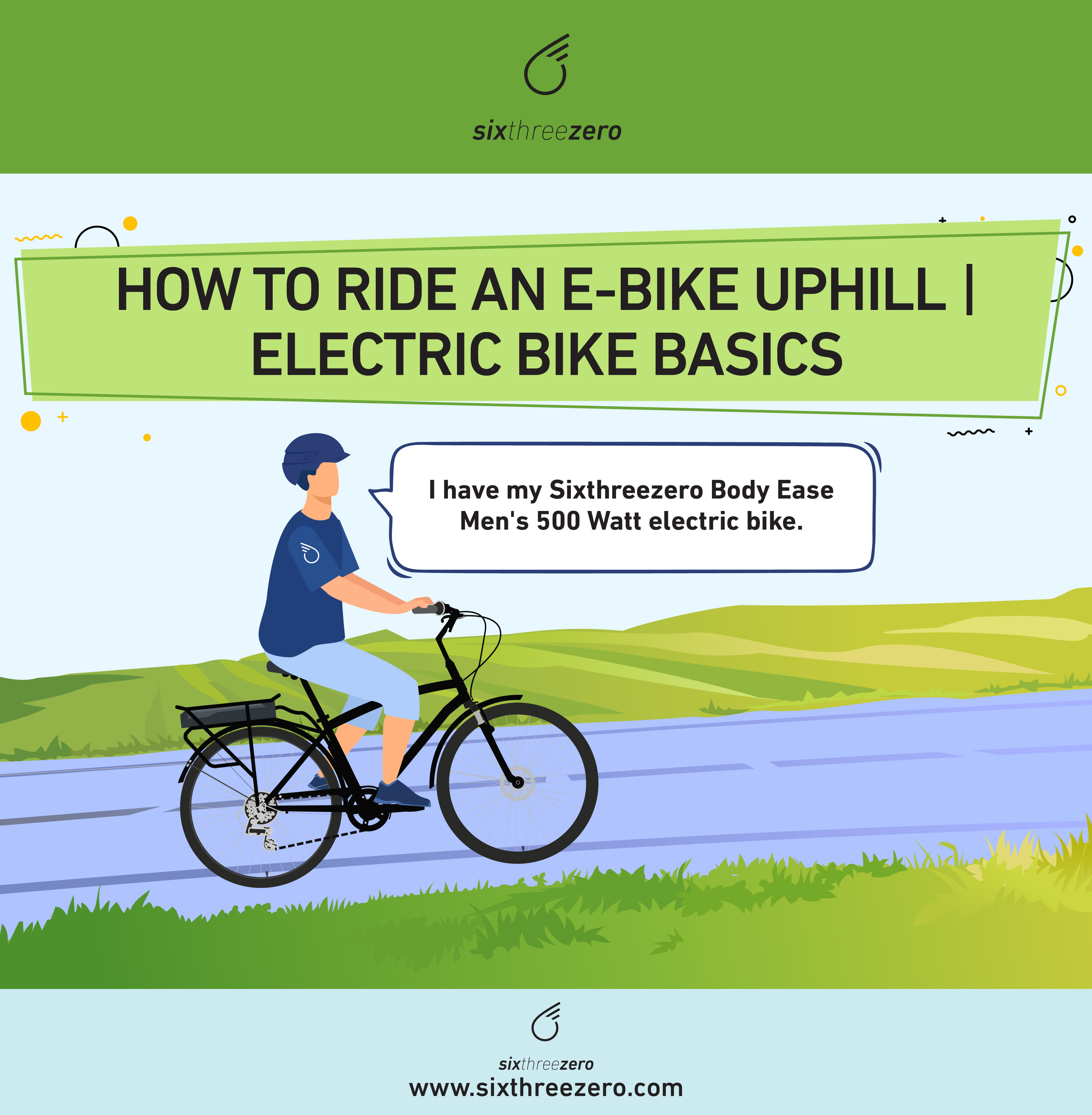 How to Ride an E-Bike Uphill | The Basics of Riding Electric Bike Uphill