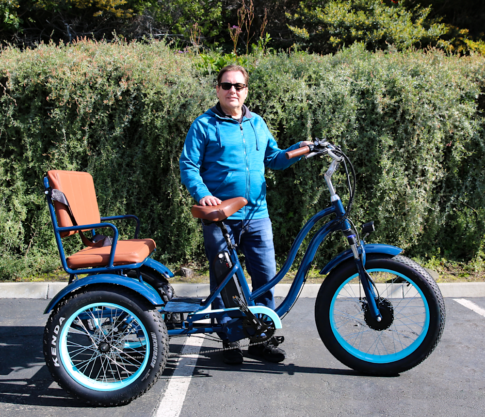 Ride with Power: 750W 3-Wheel Electric Bike for Riders 4'11" to 6'5"
