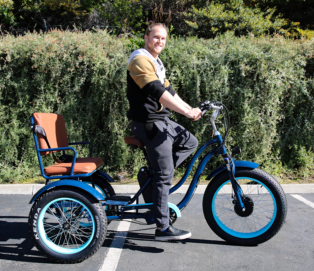 Ride with Power: 750W 3-Wheel Electric Bike for Riders 4'11" to 6'5"