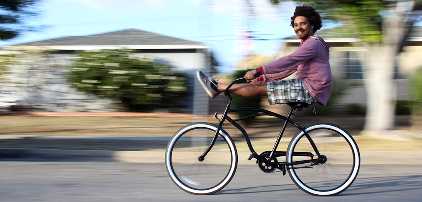 Men's Sixthreezero Around the Block Electric Beach Cruiser Bike (Matte ...