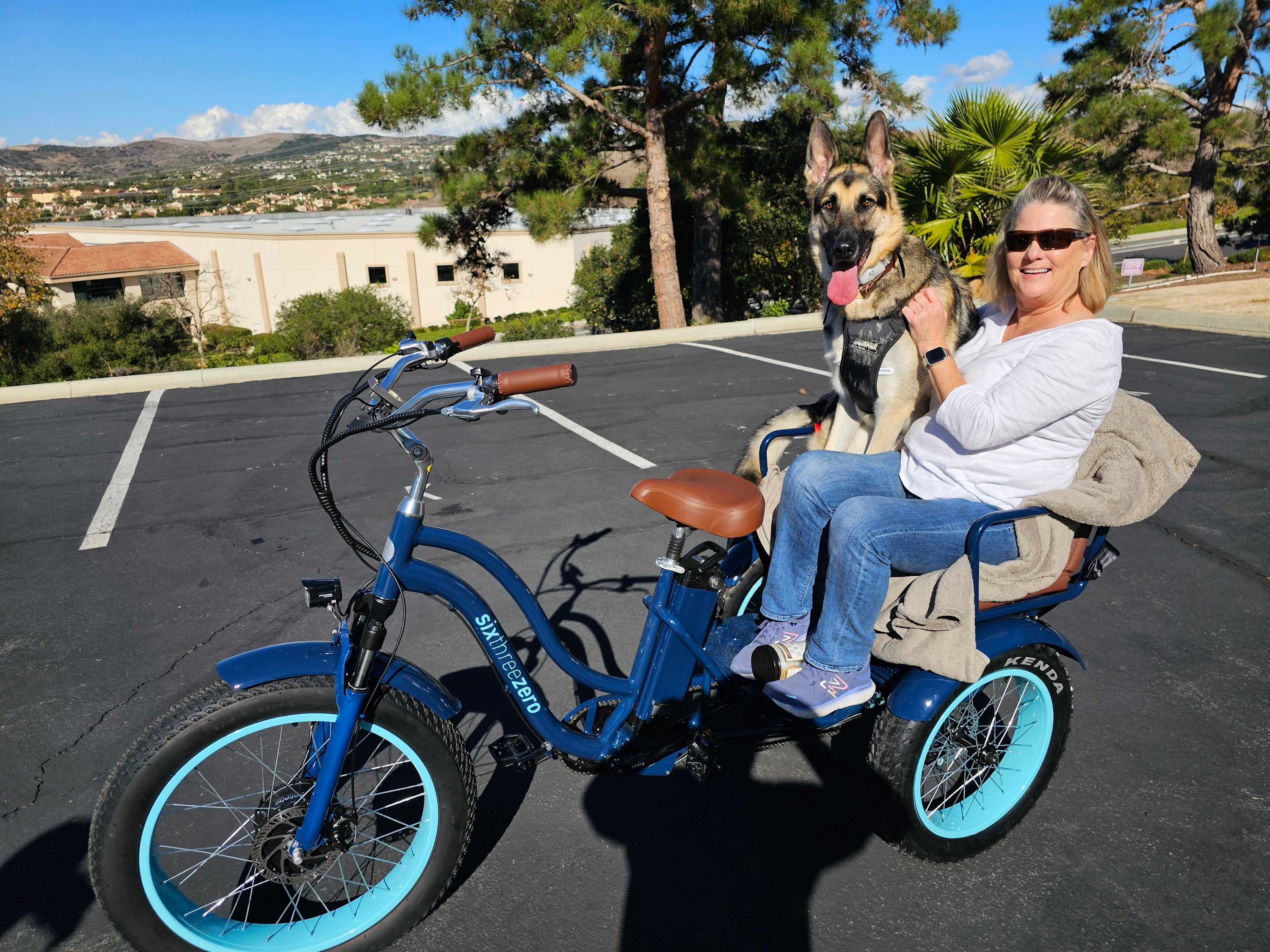 Dog's Reaction on EBike Rickshaw Ride: Hilarious Canine Journey!
