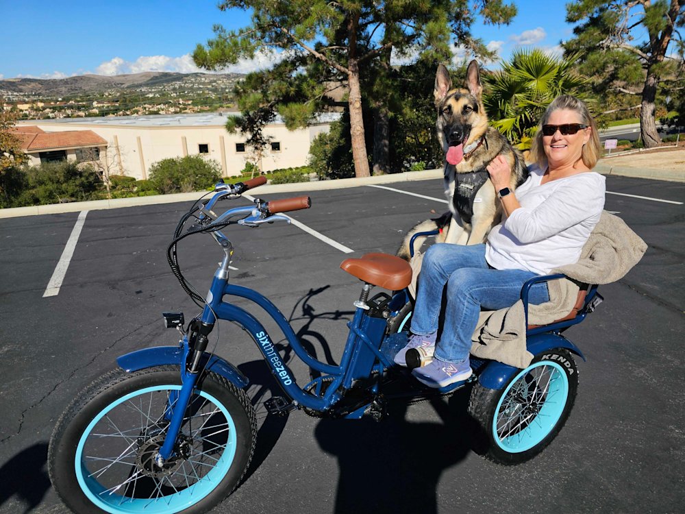 Dog's Reaction on EBike Rickshaw Ride: Hilarious Canine Journey!
