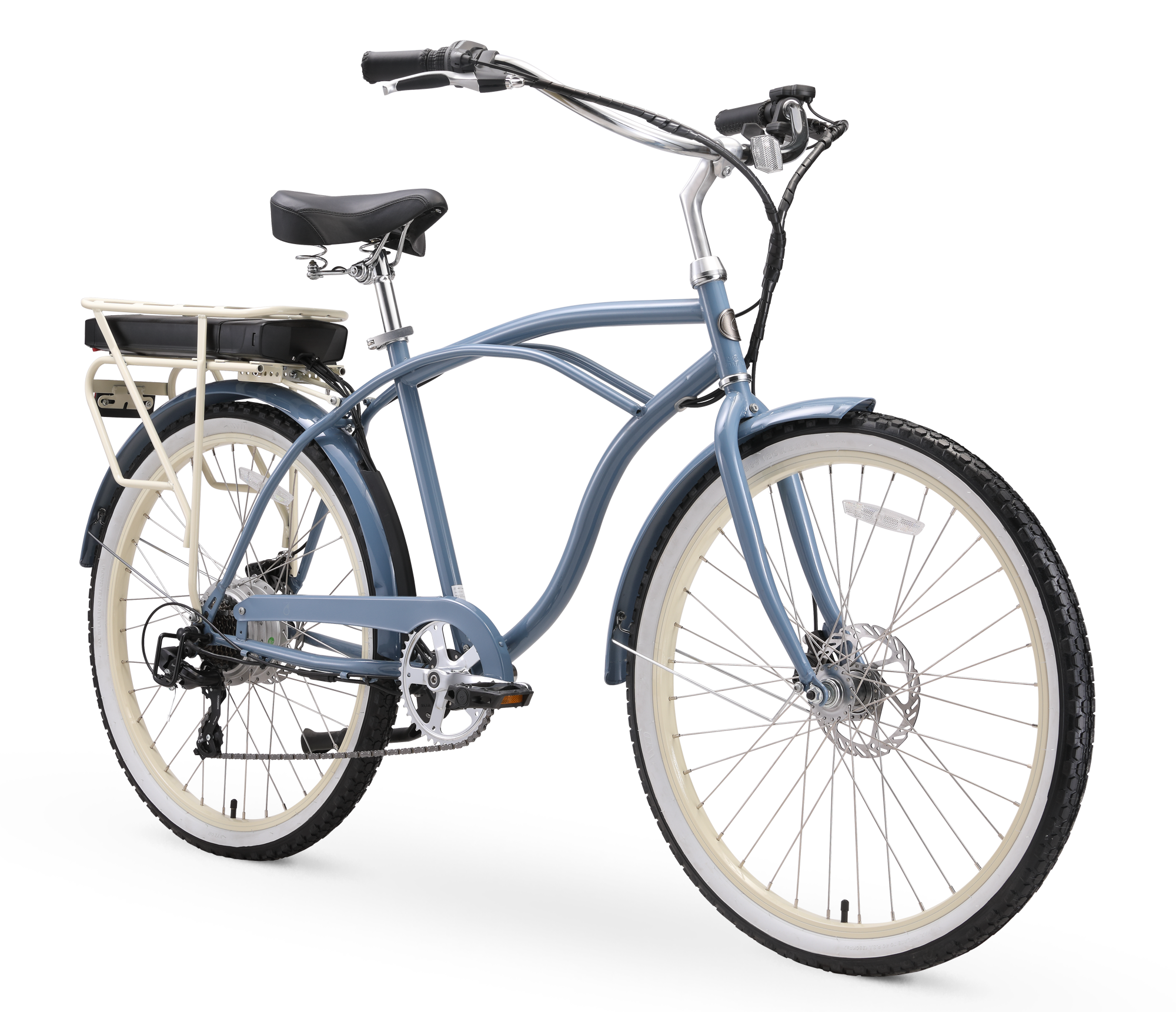Sixthreezero AroundtheBlock NEW 500W Electric Beach Cruiser Bike