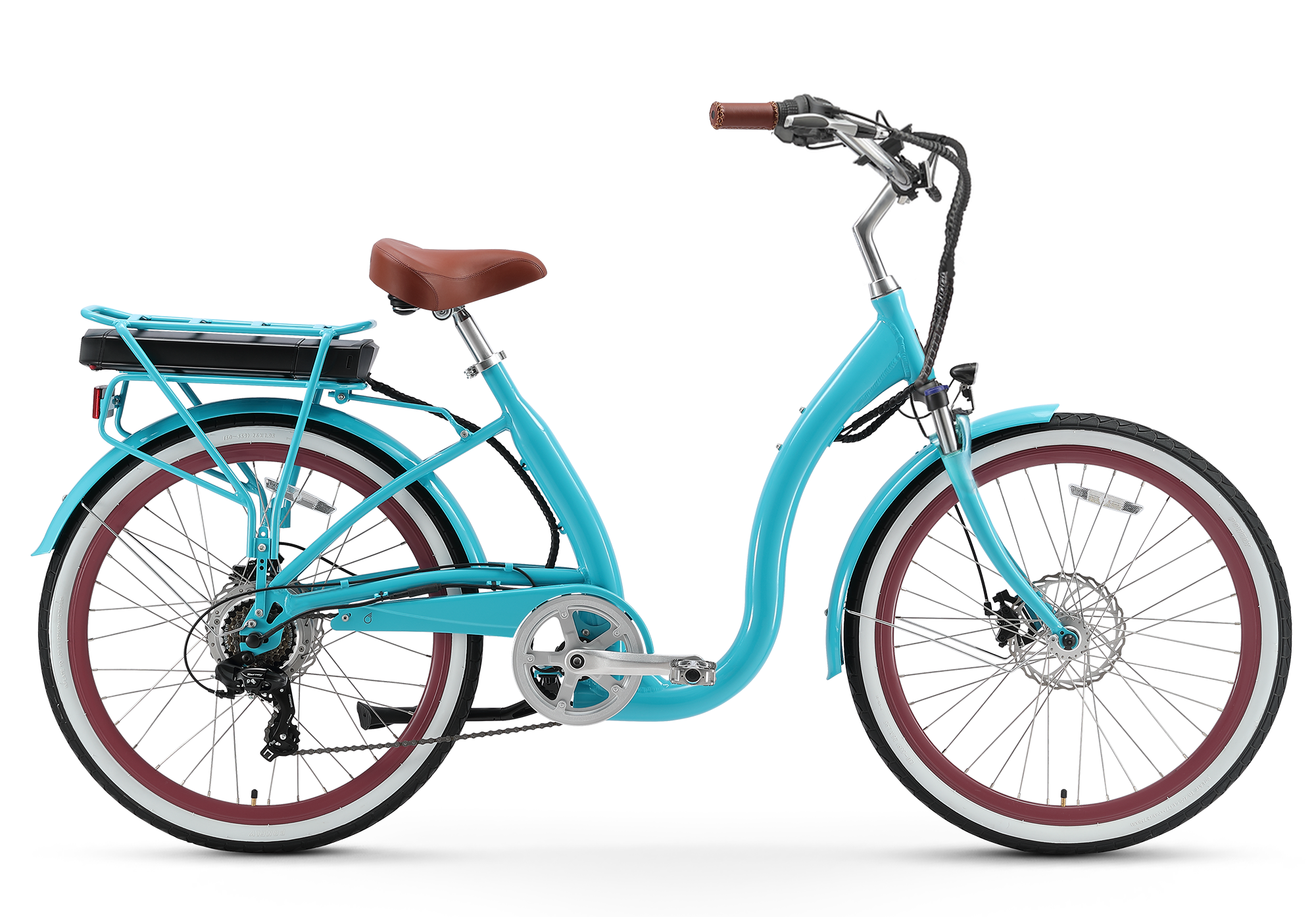 Simple Step-Thru Women's E Bike: Step Through Electric