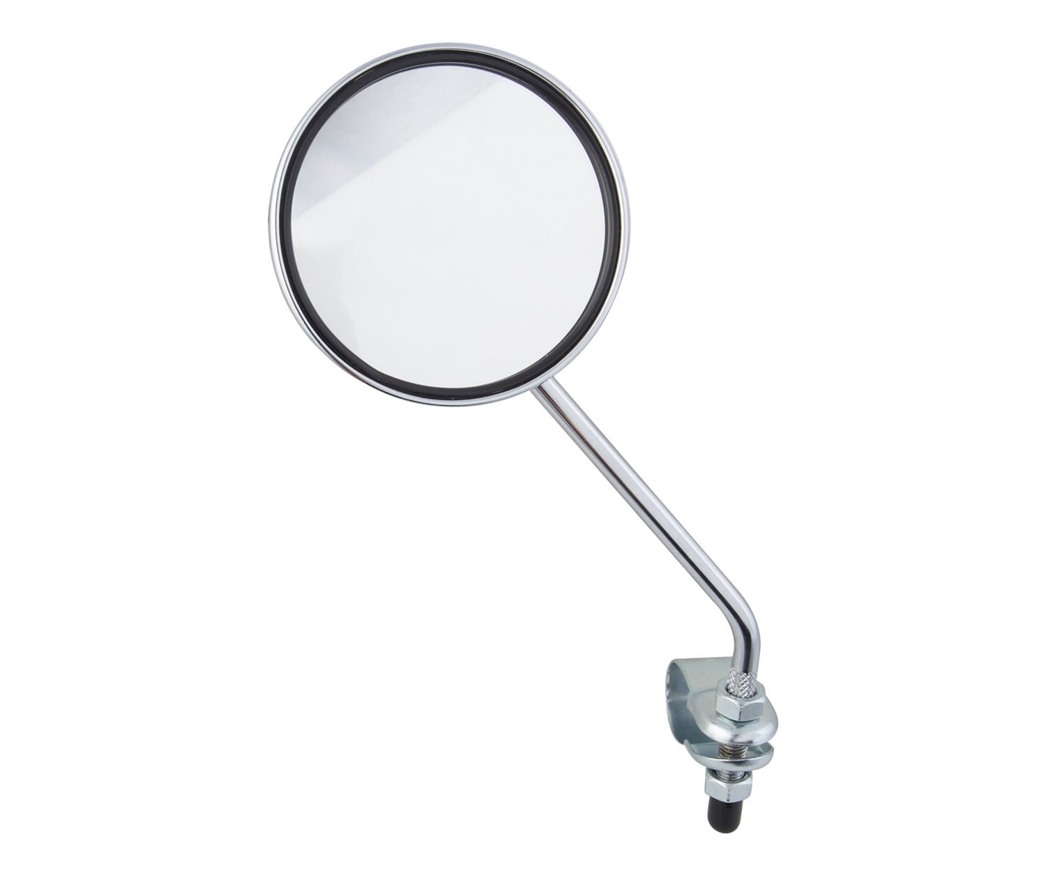 Sunlite Handlebar Mount Round Mirror with Red Reflector