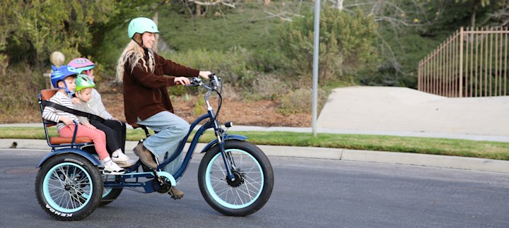 Sixthreezero EVRYjourney Electric Bike Rickshaw| ETrike With Passenger Seat