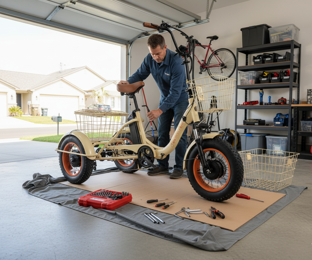 Easy Transit Folding E-Trike Review & Assembly Guide | Unboxing, Setup ...