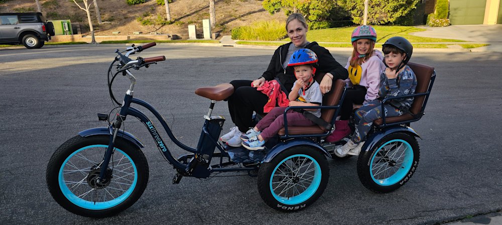 Electric Rickshaw E-Bike for Families: Why This Passenger Trike Changes ...