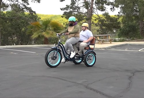 Electric Rickshaw for 600lbs Rider | Electric Tricycle with Seat, Great ...