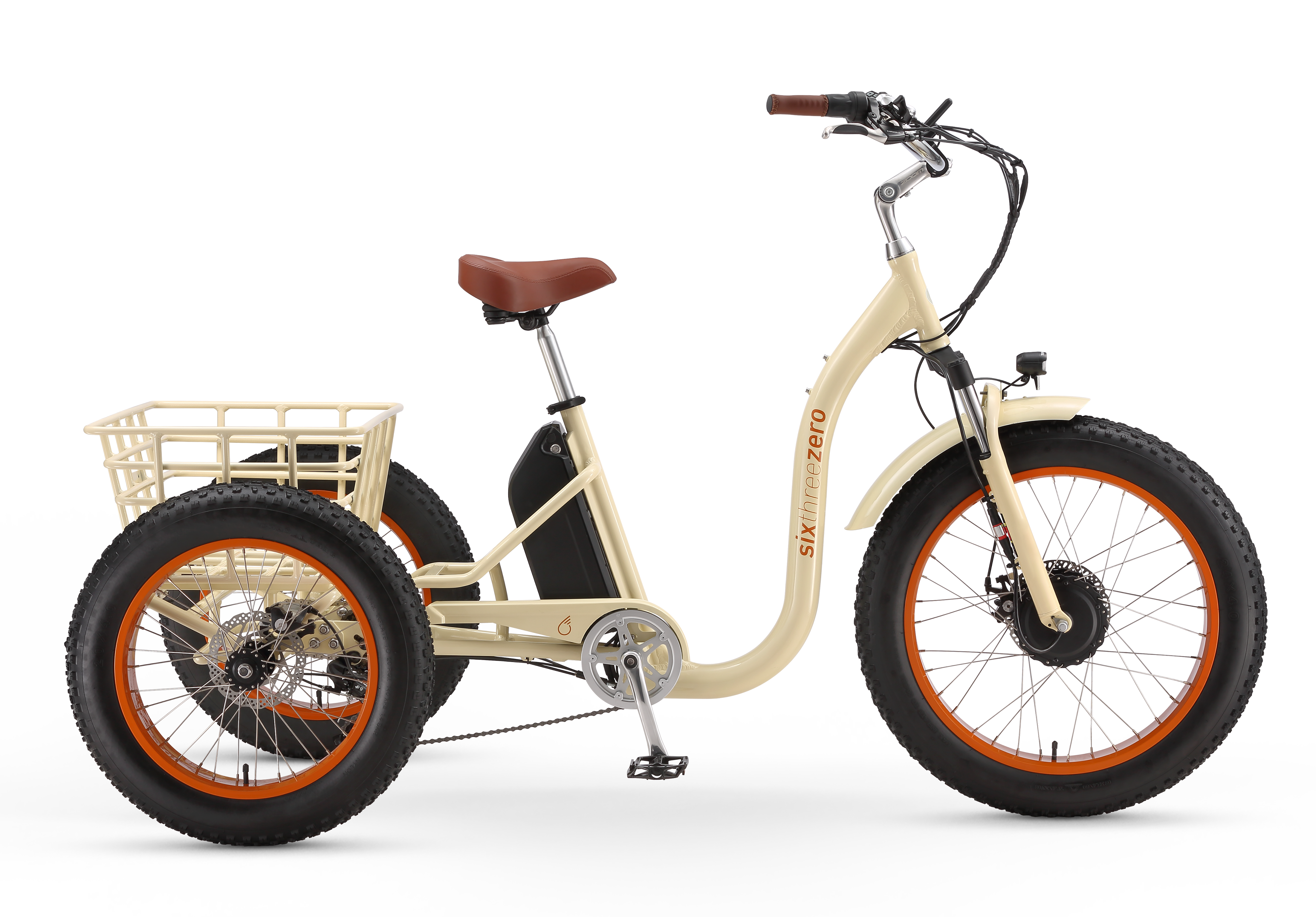 Simple Step Thru Fat Tire 3 Wheel Electric Bike for Adults | Three ...
