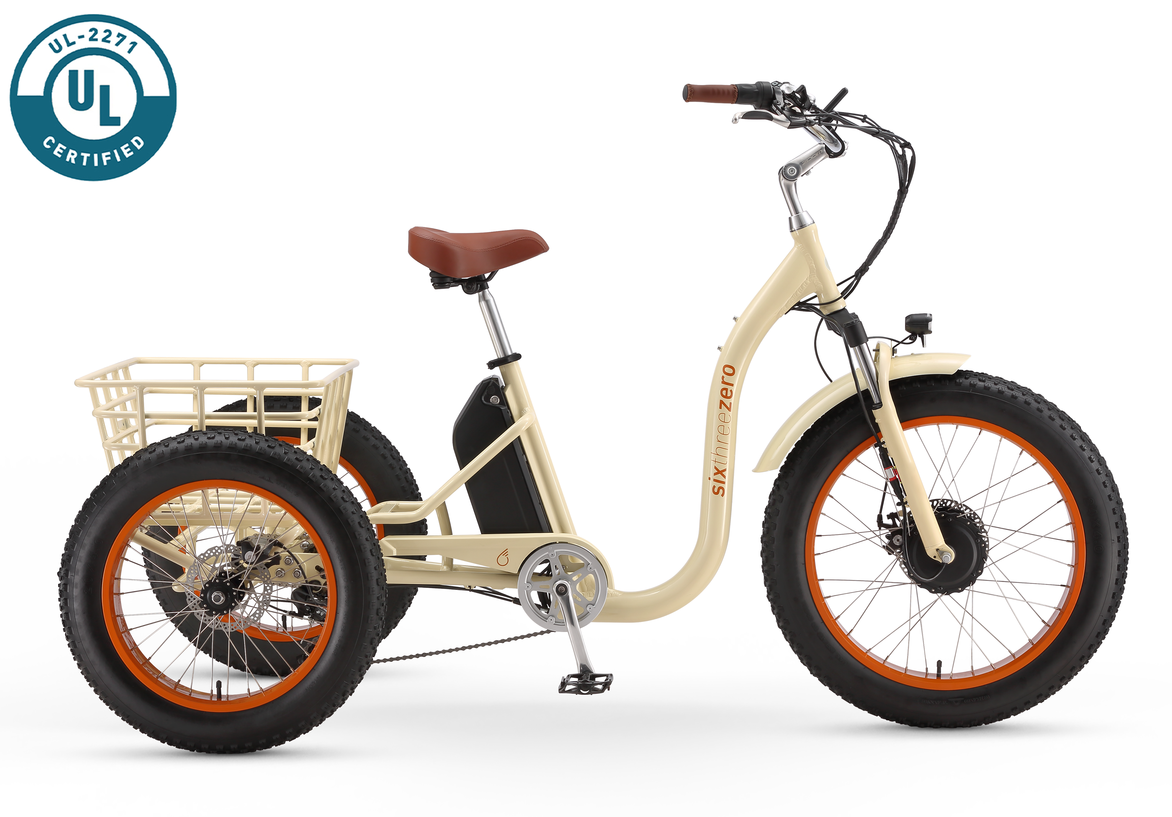 Simple Step Thru Fat Tire 3 Wheel Electric Bike for Adults | Three ...