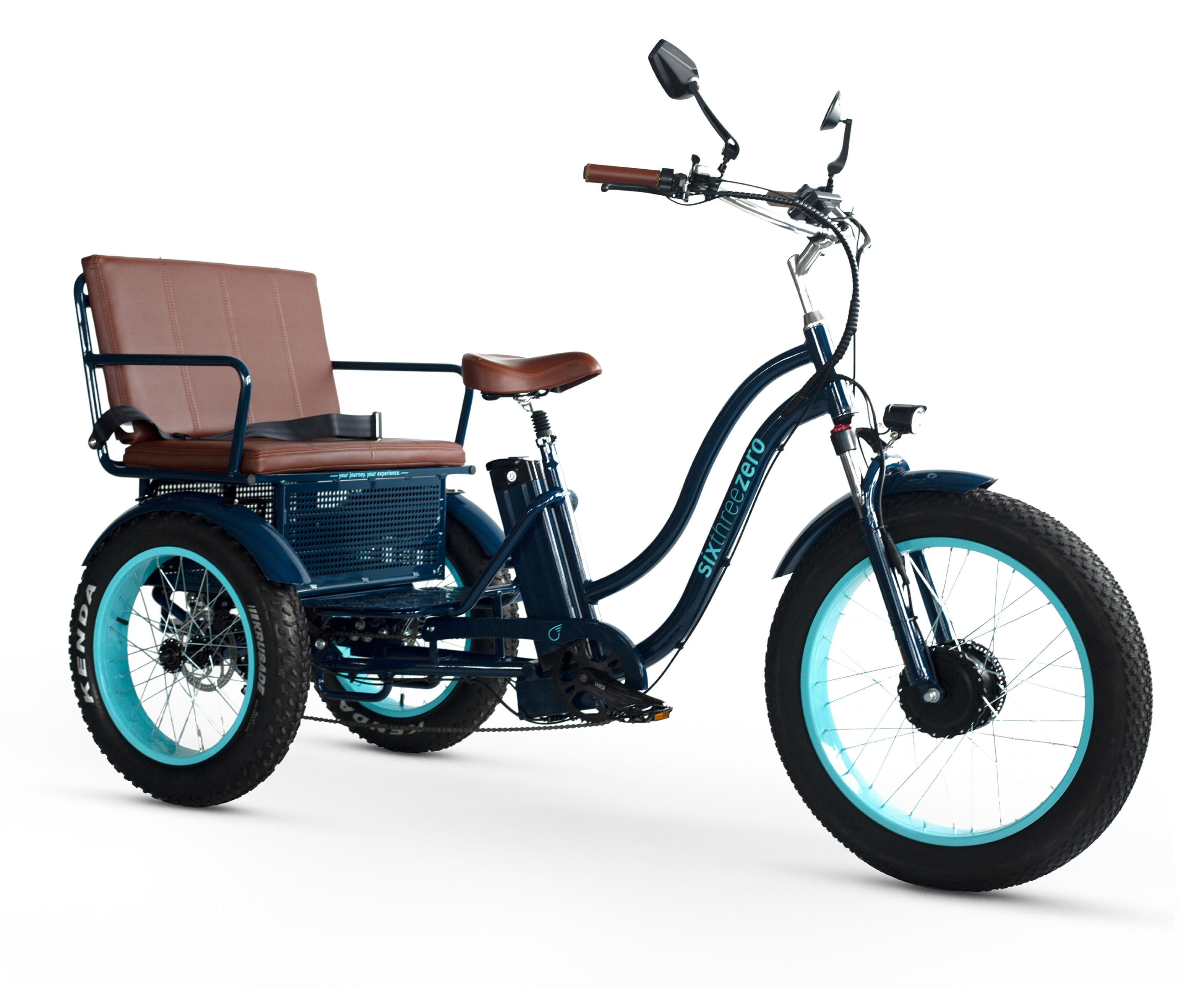 Sixthreezero EVRYjourney Electric Bike Rickshaw| ETrike With Passenger Seat