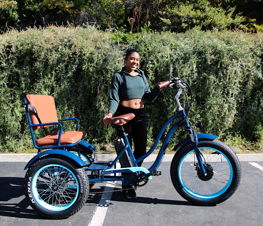 Ride with Power: 750W 3-Wheel Electric Bike for Riders 4'11" to 6'5"