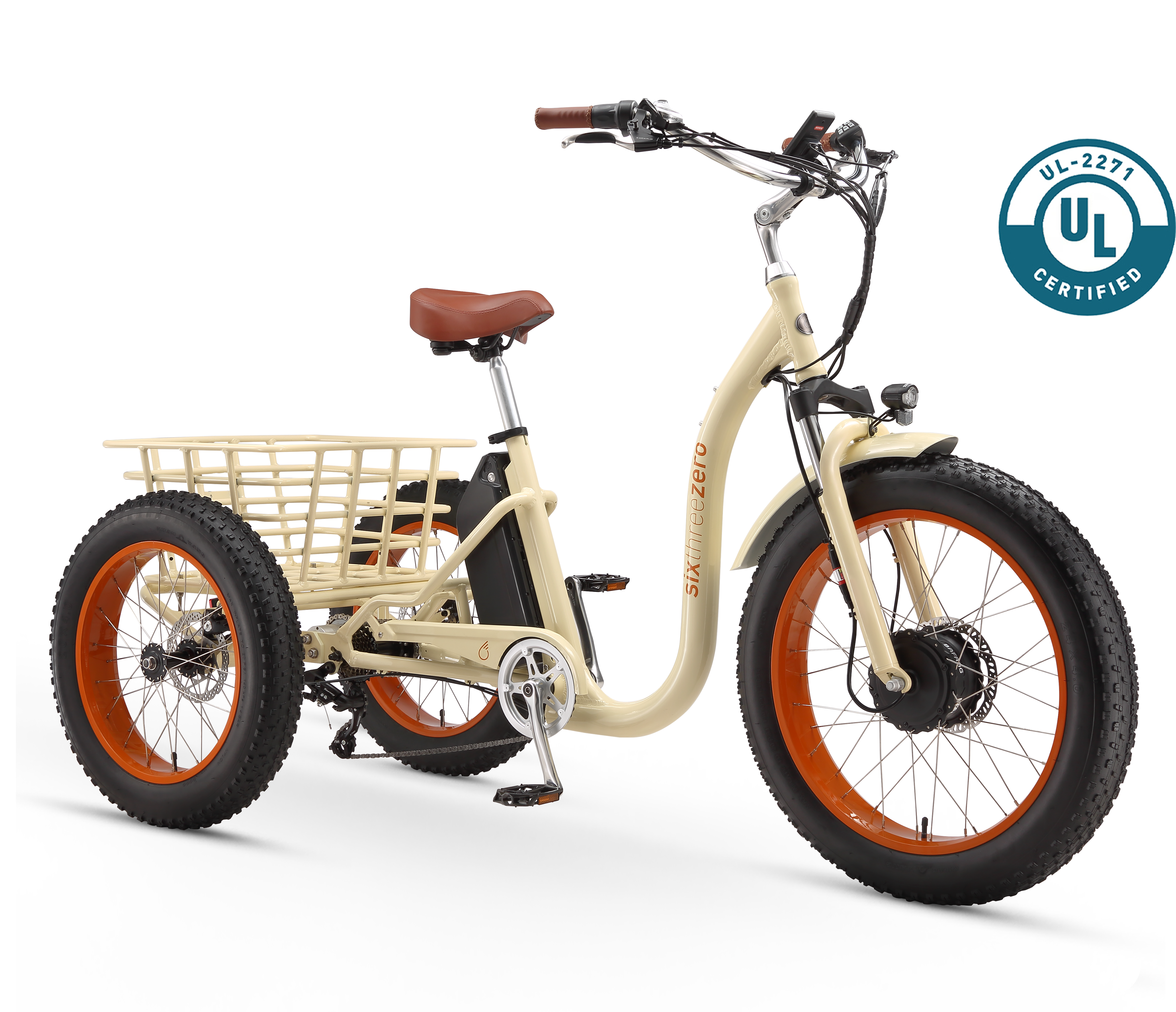 Simple Step Thru Fat Tire 3 Wheel Electric Bike for Adults | Three ...