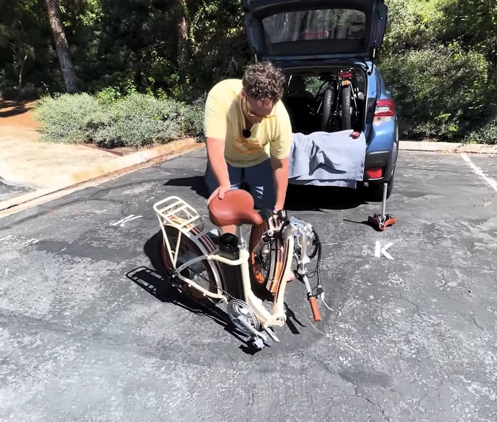 Explore Any Terrain: Folding Electric E-Bike for Camping Adventures ...
