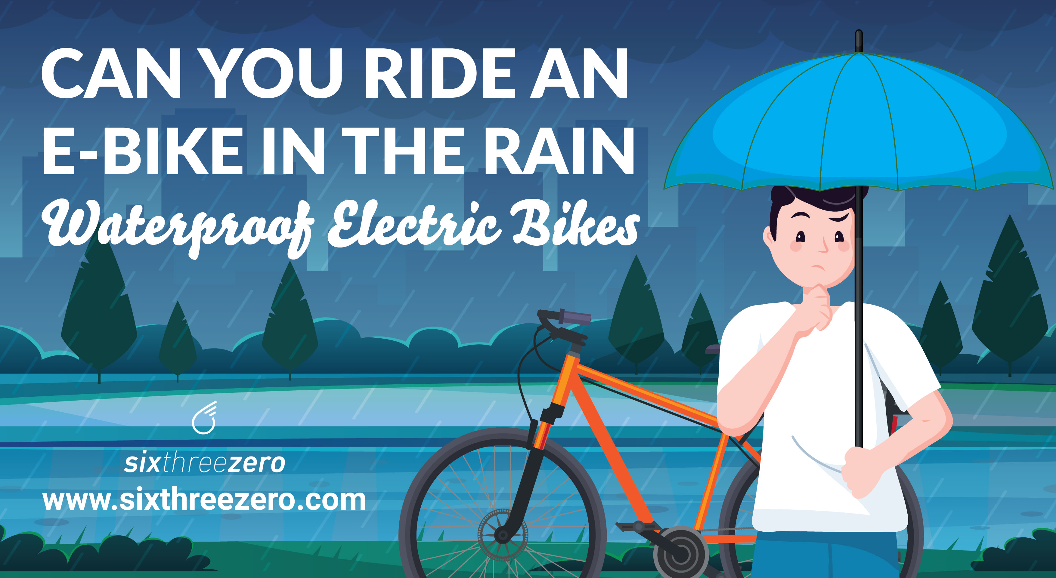 Riding an E-Bike in the Rain | Discover Waterproof Electric Bikes
