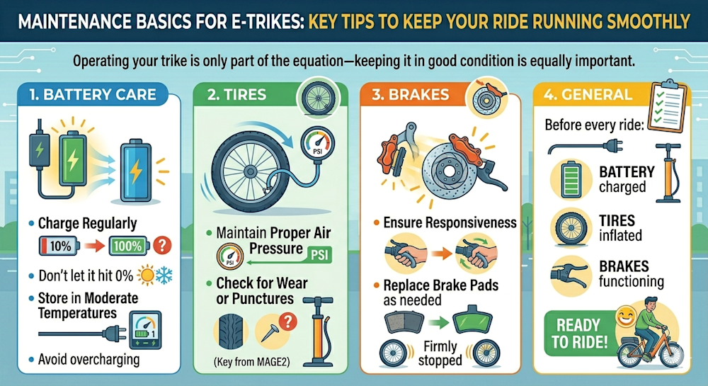 How to Operate an Electric Tricycle: Step-by-Step Beginner Guide to ...