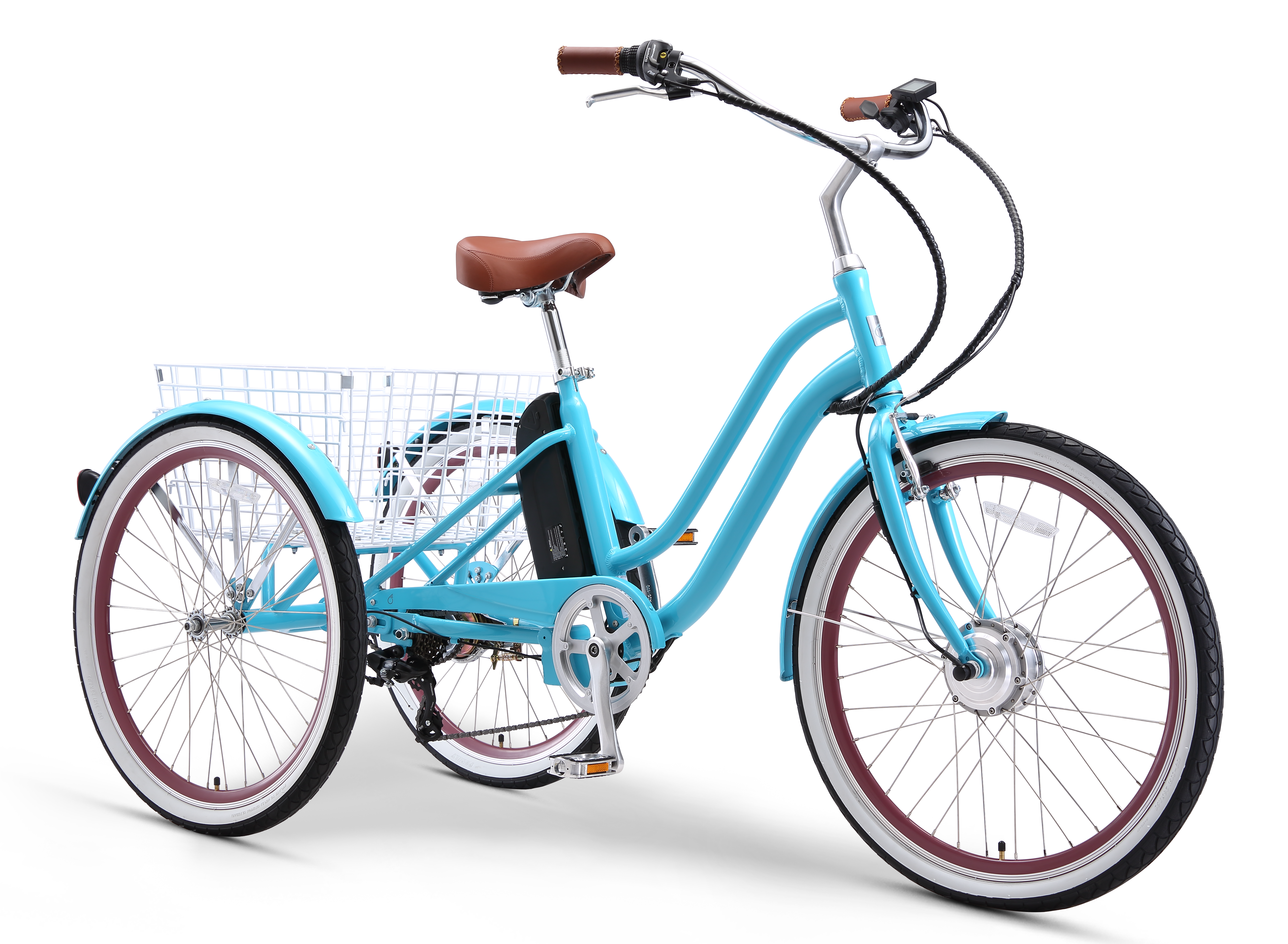 Sixthreezero EVRYjourney Electric Hybrid Tricycle - 3 Wheel Electric ...