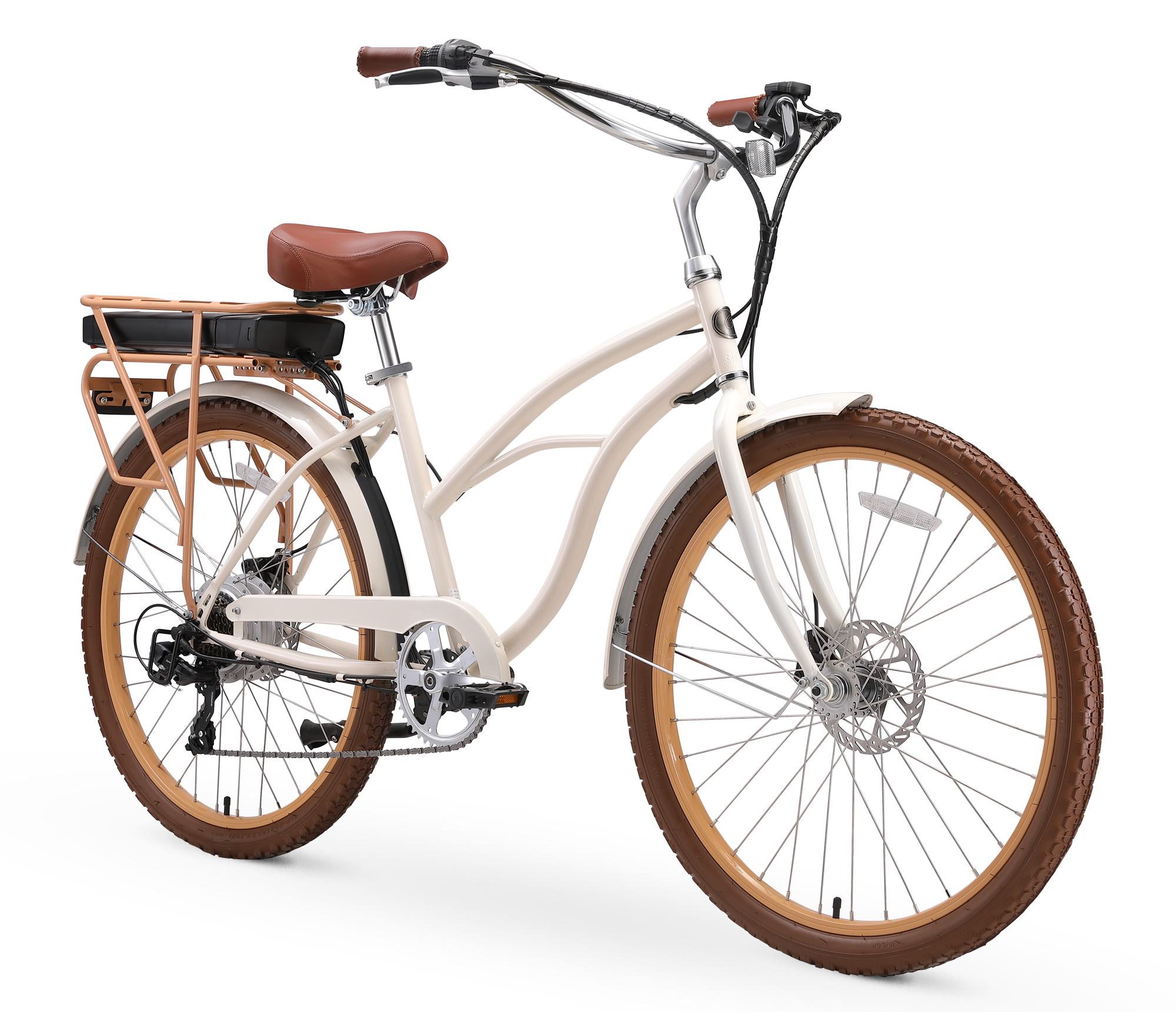 Sixthreezero Women's AroundtheBlock NEW 500W Electric Beach Cruise Bike