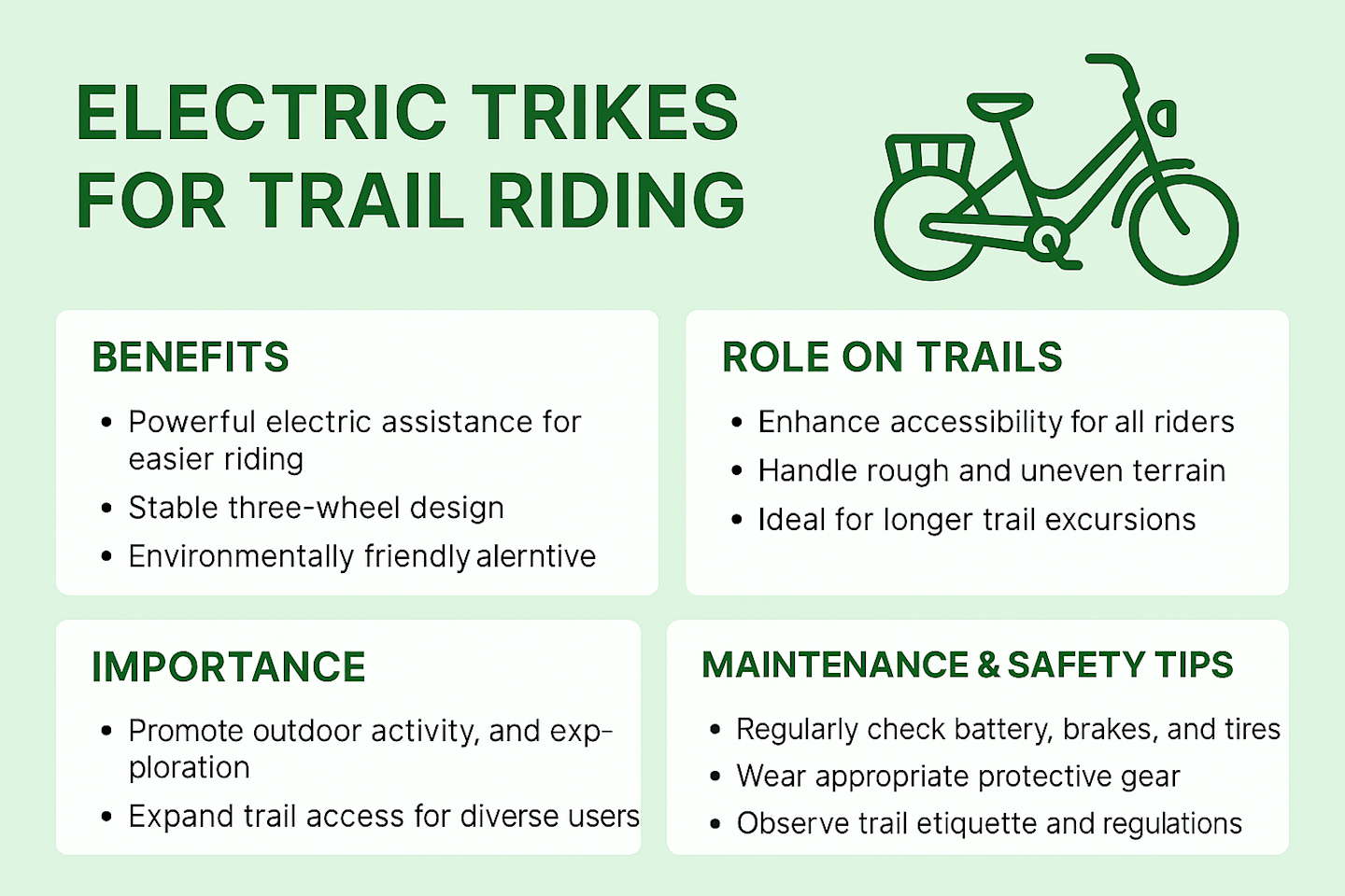The Ultimate Guide to Electric Trail Trikes: Ride Farther, Ride Smarter