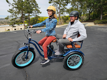 Sixthreezero EVRYjourney Electric Bike Rickshaw| ETrike With Passenger Seat