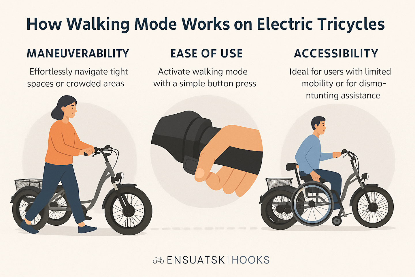 Exploring Walking Mode: A Crucial Feature on Modern E-Trikes