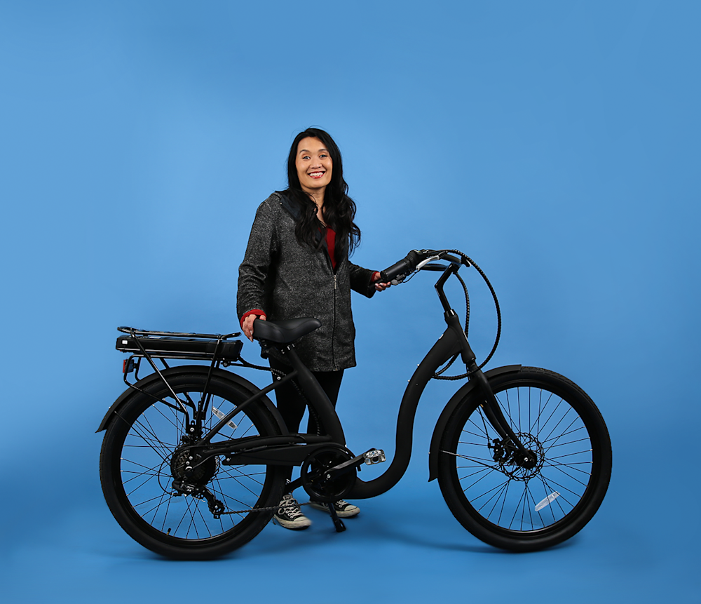 Step Thru E Bike Sizing for Riders 4'11" to 6'3" - Easy Mounting ...