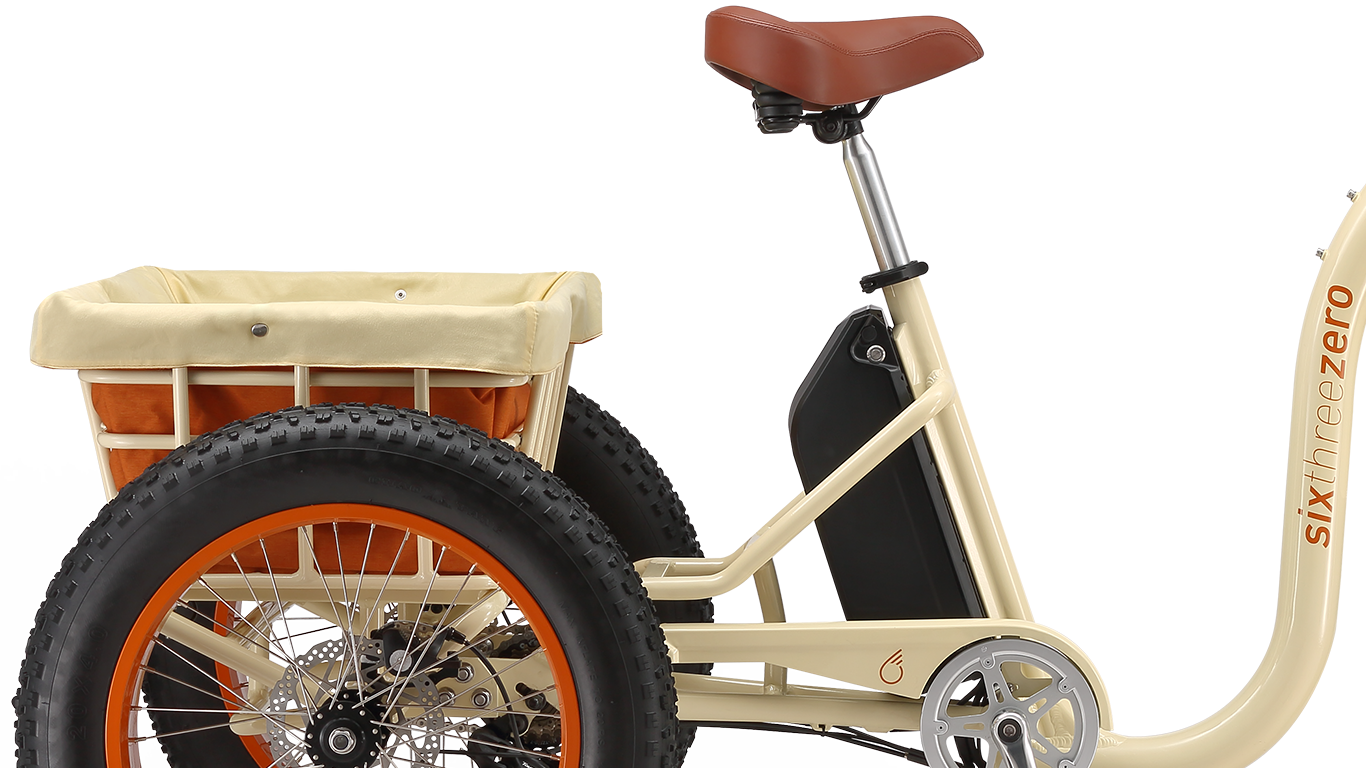 Simple Step Thru Fat Tire 3 Wheel Electric Bike for Adults | Three ...