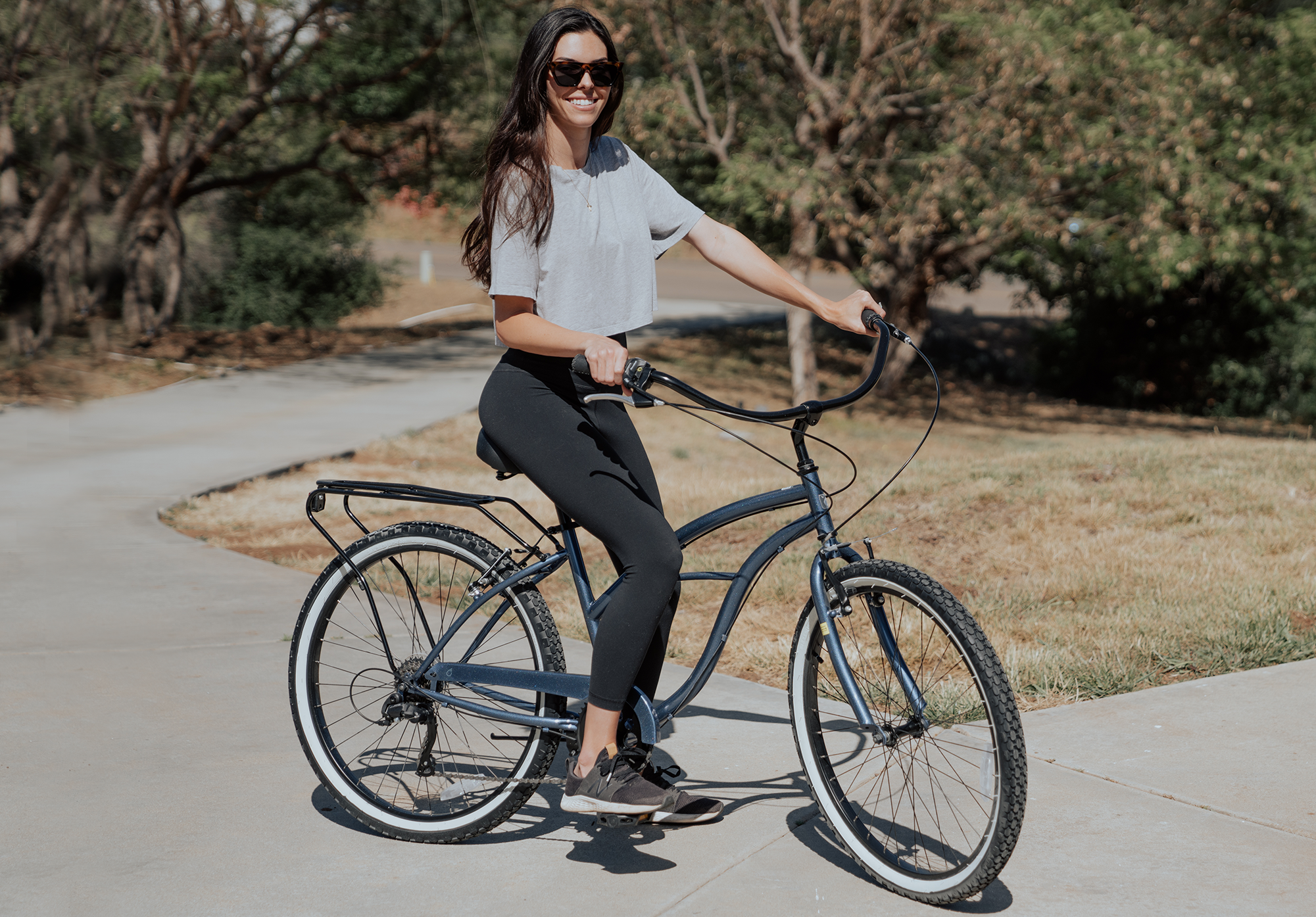 Women's Sixthreezero Around The Block Beach Cruiser Bike - Ladies Navy ...