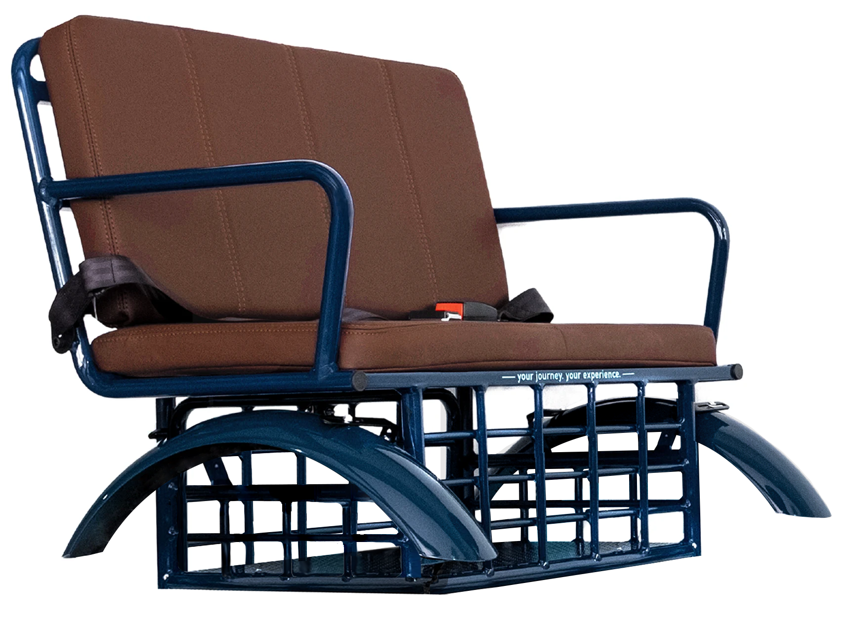 EVRYjourney Electric Tricycle 750W Rickshaw with Passenger Seat Rear Seat