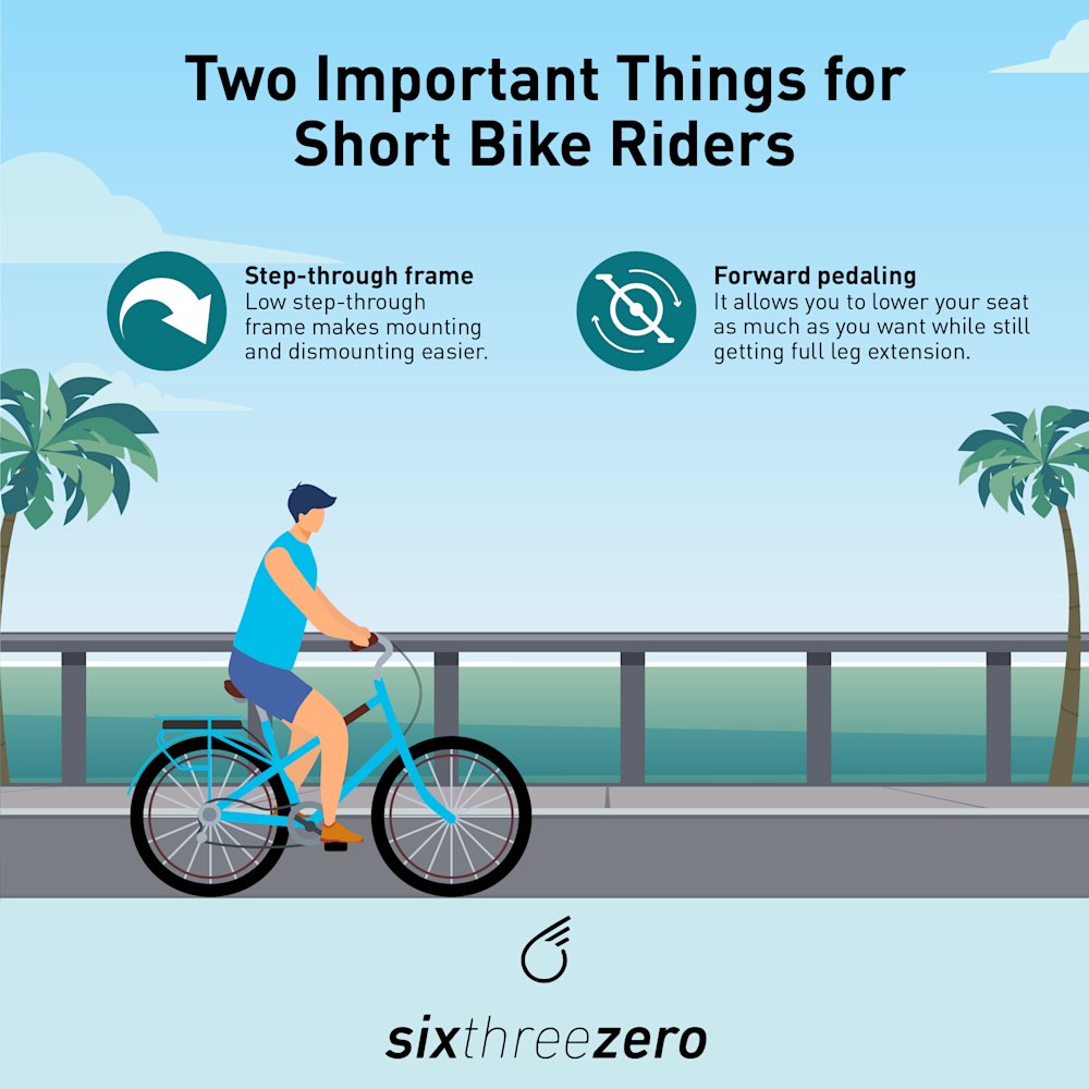 Tips for SHORT Bike Riders