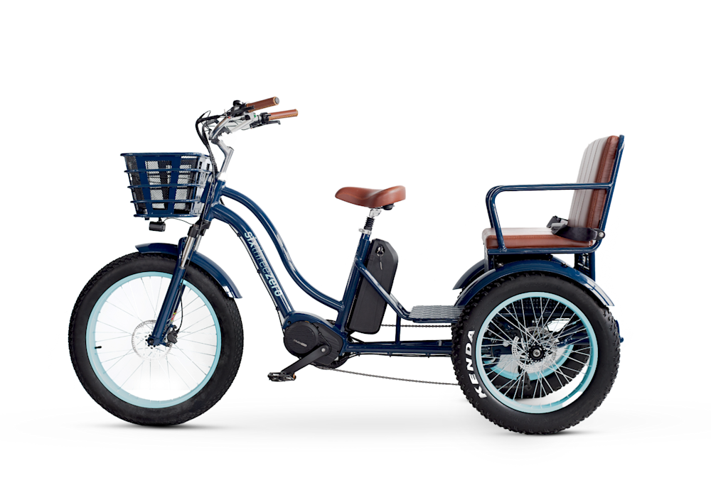 1000W Mid-Drive E-Bike Rickshaw | You’ve Never Seen an E-Trike Like This!