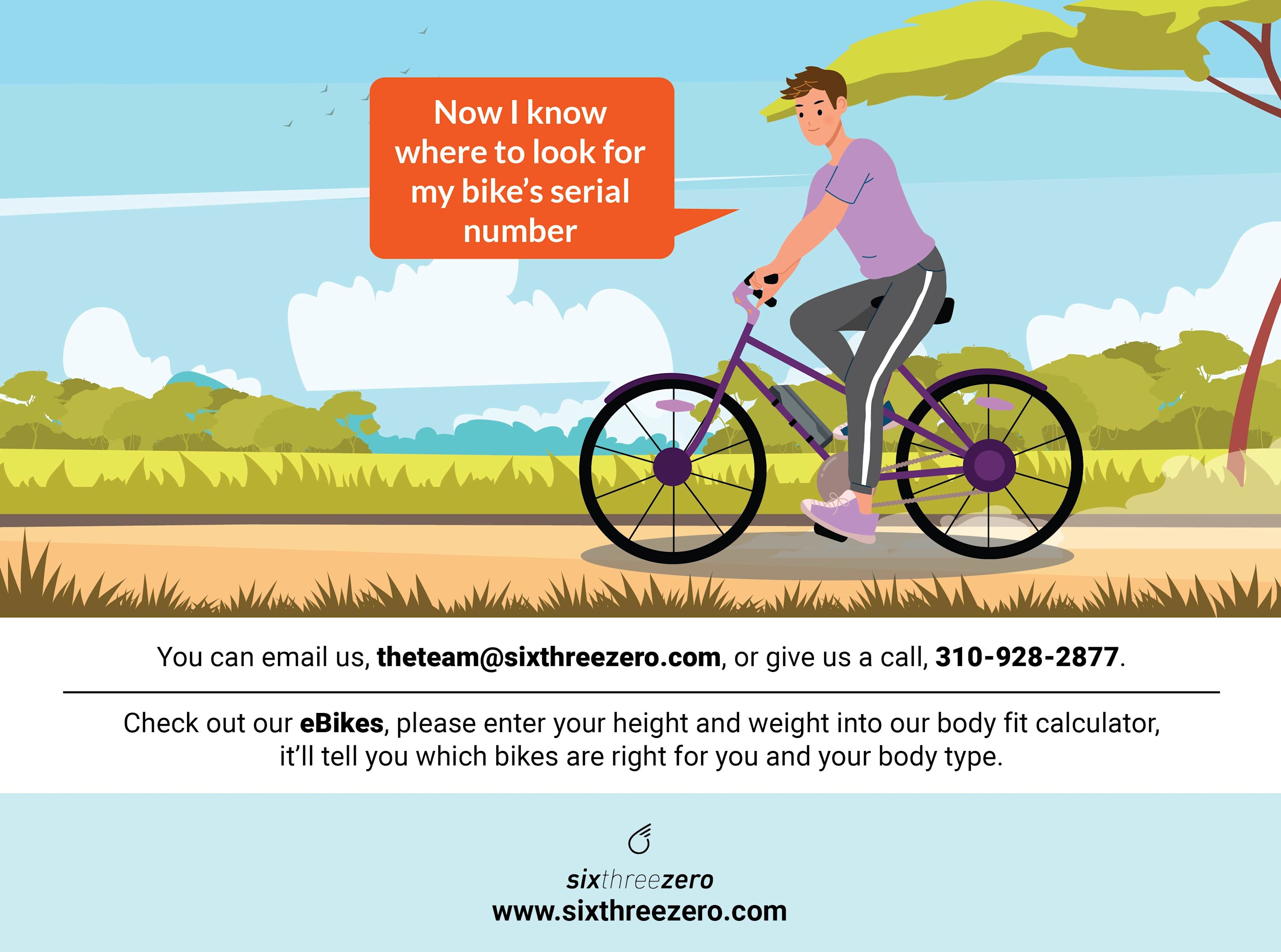 Where to Find Your Bike Serial Number