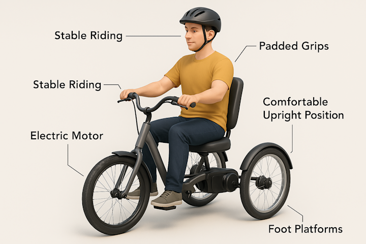 Ride Relaxed: Benefits of Recumbent Position Electric Tricycles