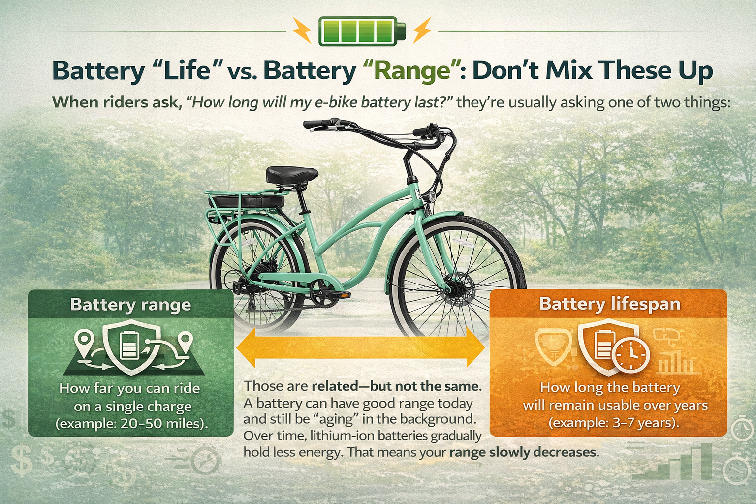 E Bike Battery Dos And Donts How Long They Last Charging Tips Range