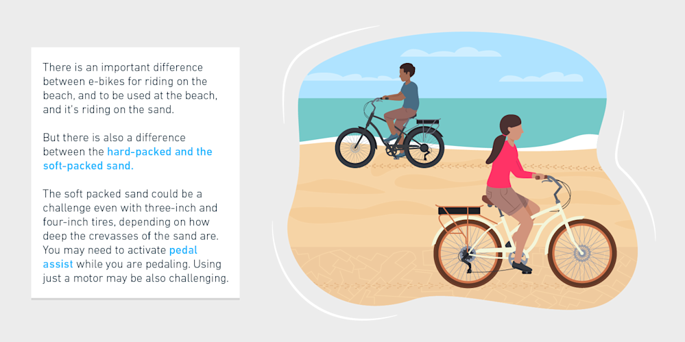 Riding Electric Beach Cruiser Bike on a Sand: Tips and Information