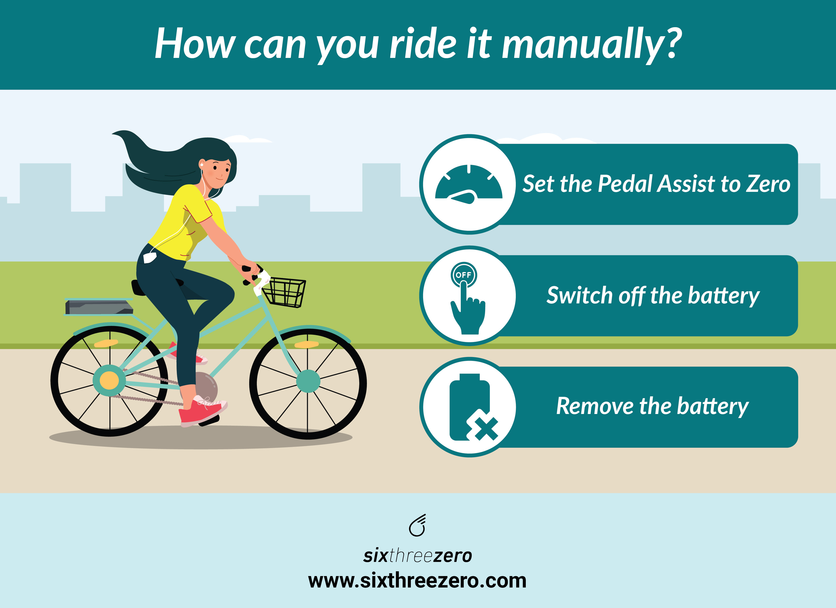 How to Ride an E-Bike Manually: Essential Electric Bike Basics for ...