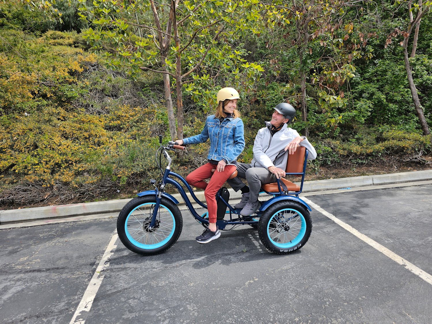 Off-Road Adventures Await! Electric Bike Rickshaw with Passenger Seat ...